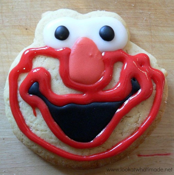 How to Make Elmo Cookies ⋆ Look At What I Made