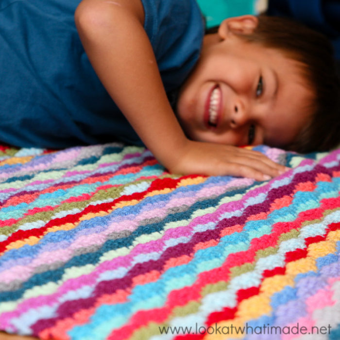 Lazy Waves Blanket Pattern ⋆ Look At What I Made